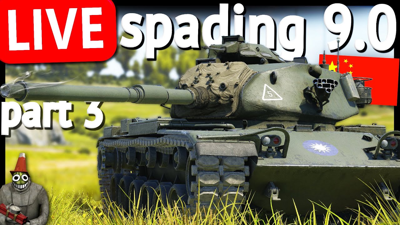 🔴 SPADING M60A3 TTS (China & US 9.0) (War Thunder) - YouTube