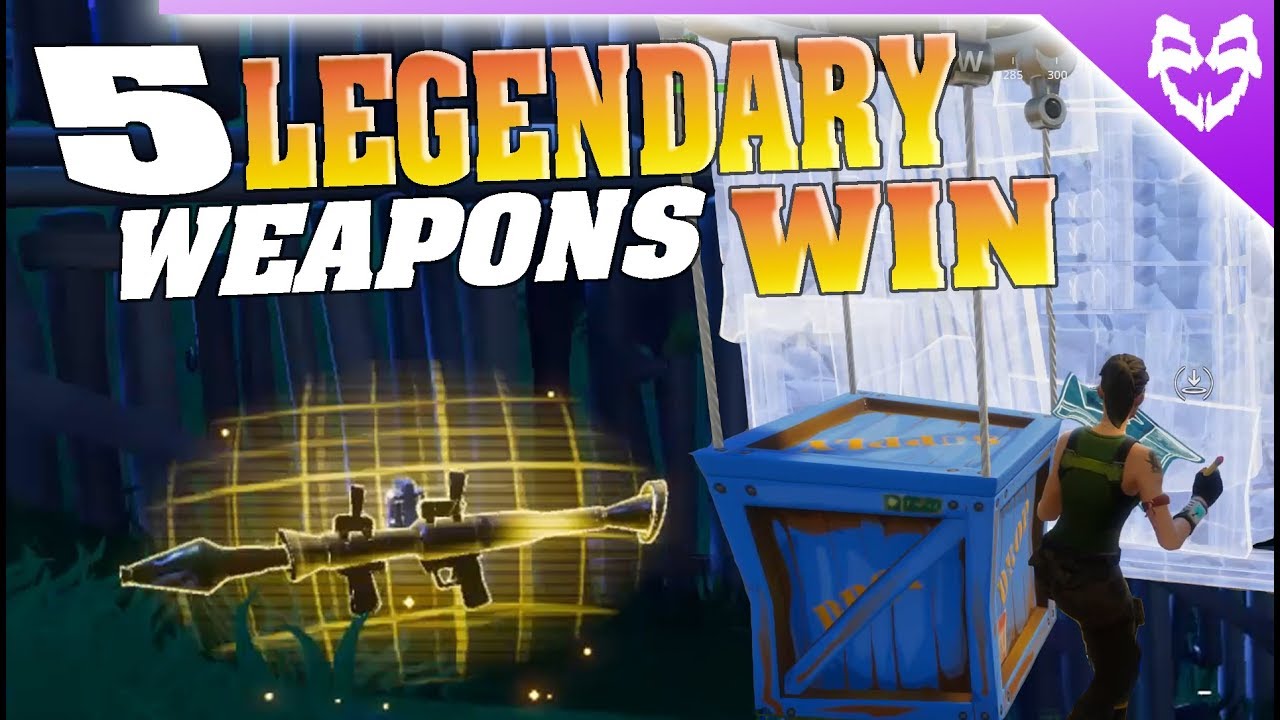 Fortnite: 5 LEGENDARY AIRDROPS THE BEST ROUND EVER - YouTube
