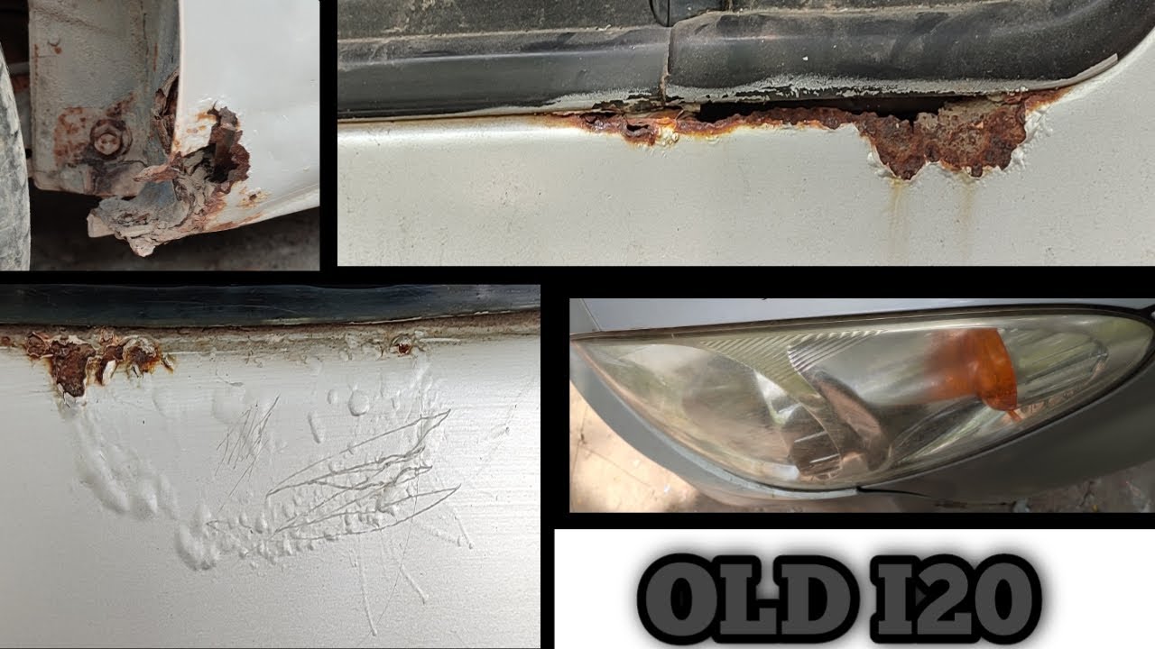 Old Rusted Hyundai I20 Restoration | Hyundai I20 Paching | Lucknow ...