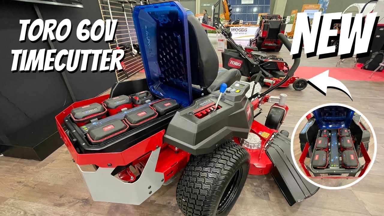 Toro's NEW 60V TimeCutter Is A Zero-Turn Mower That Runs on Batteries ...
