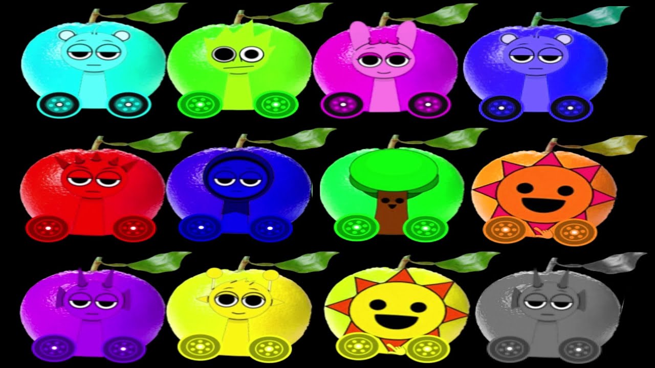 Orange Parade Cars With Sprunki - Vehicles Collection | Incredibox ...