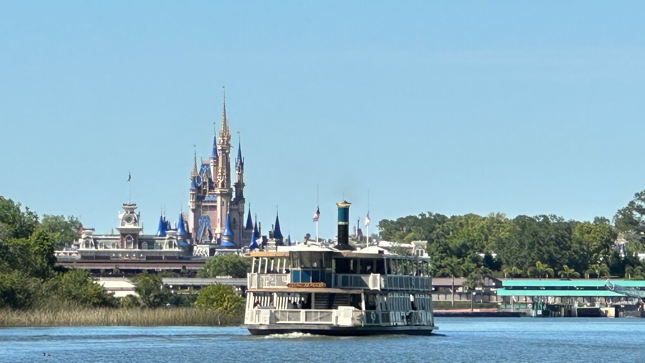 Walt Disney World Boat Ride To Magic Kingdom from TTC - YouTube