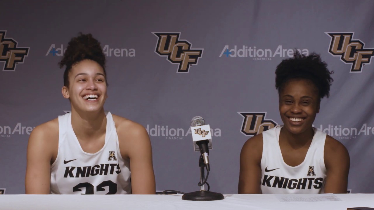 Post-Game: Kay Kay Wright and Brittney Smith on SMU Win - YouTube