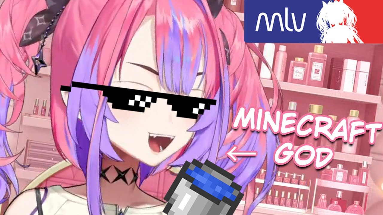 Pro Minecraft Gamer Vivi pulls out an insane stunt [Kikirara Vivi - EN ...