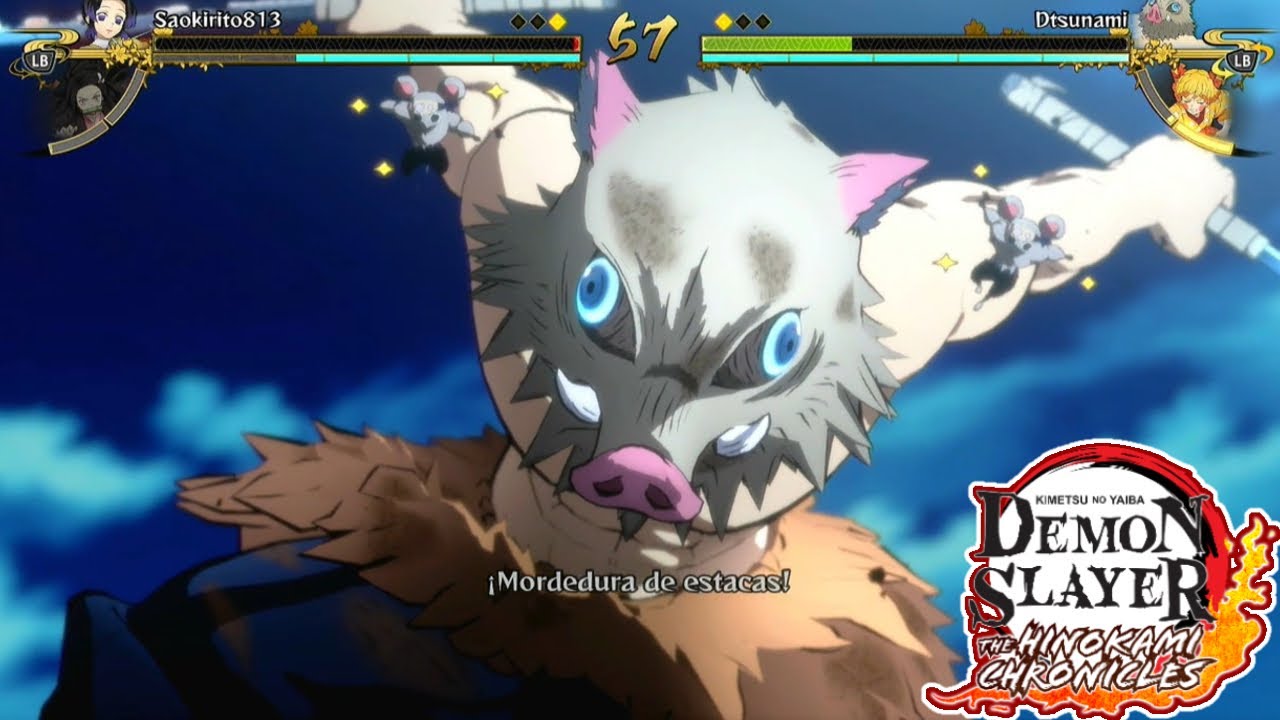 Inosuke distrito DLC Gameplay: Kimetsu no yaiba hinokami chronicles ...