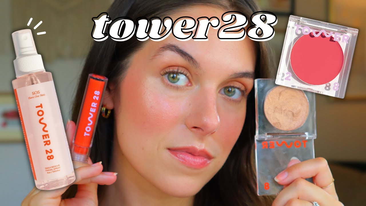 TOWER 28 SENSITIVE SKIN REVIEW // details and try on of every single ...