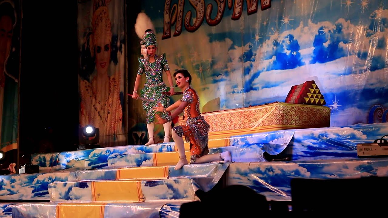 ฉาก 35-ลิเก Likay ศรราม น้ำเพชร popular folk theatre from Thailand ...