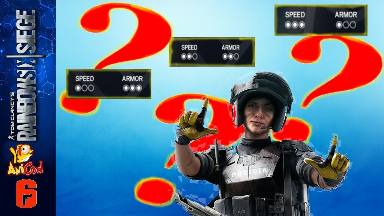 Rainbow Six Siege / Tips and Tricks / 1 - 2 - 3 Speed Operators / Whats ...