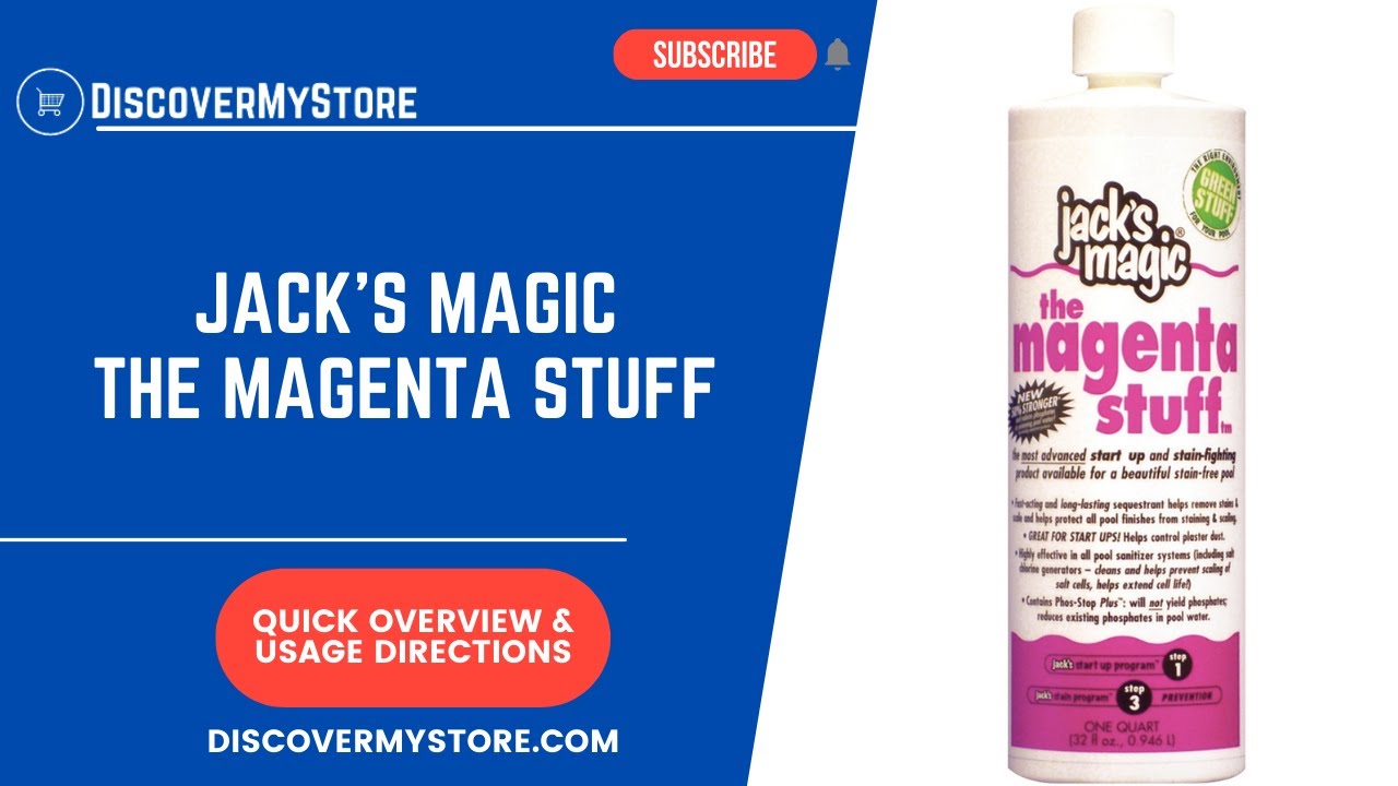 Jack's Magic The Magenta Stuff - YouTube