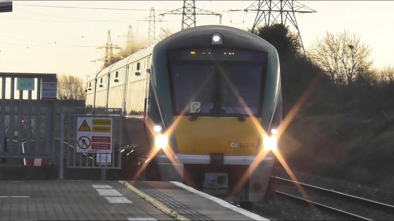 Irish Rail 22000 Class Intercity Train 22319 - Adamstown Station ...