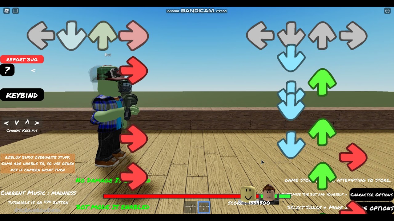 fnf advanced script - madness - bot - YouTube