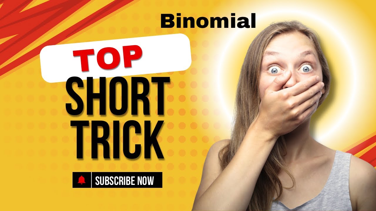 Short cut trick binomial - YouTube