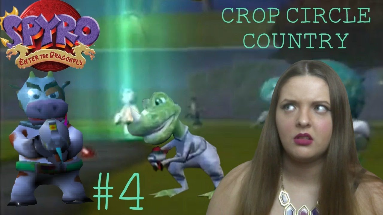 Space Cow Spyro Lets Play Spyro Enter The Dragonfly Crop Circle