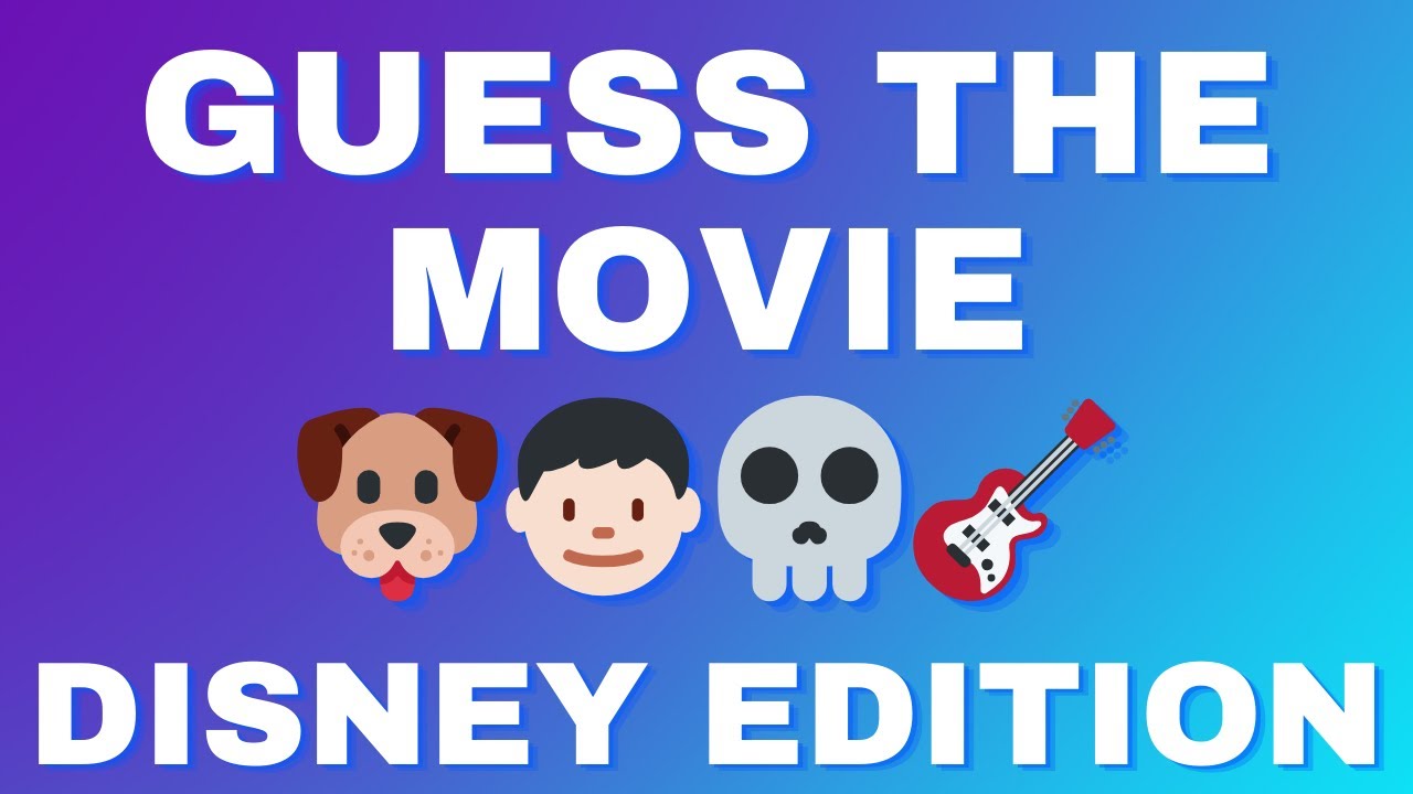 Guess The Disney Movie By Emoji 🏰 | Disney Quiz - YouTube
