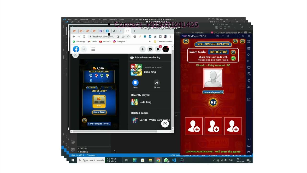 how to generate Ludo king game room code in node js host #api #ludoking #rkludo #khelbro # ...