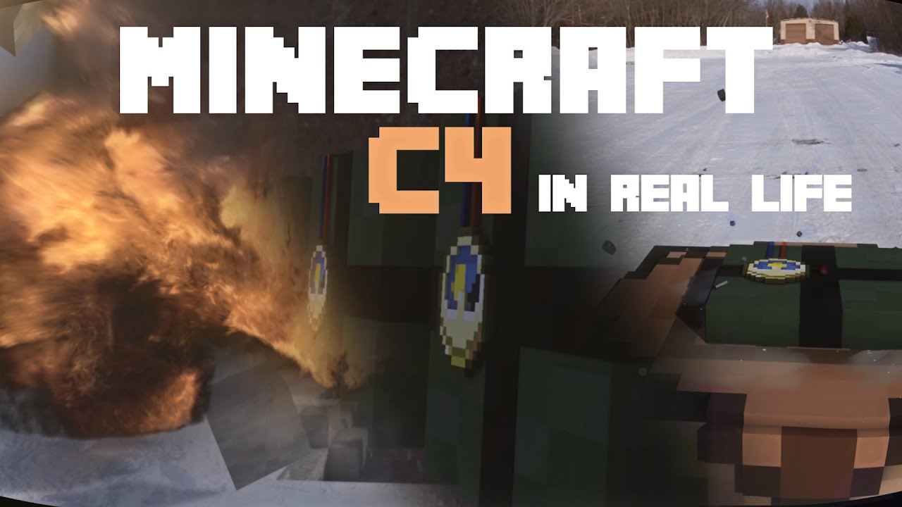 MINECRAFT C4 I IRL Minecraft - YouTube