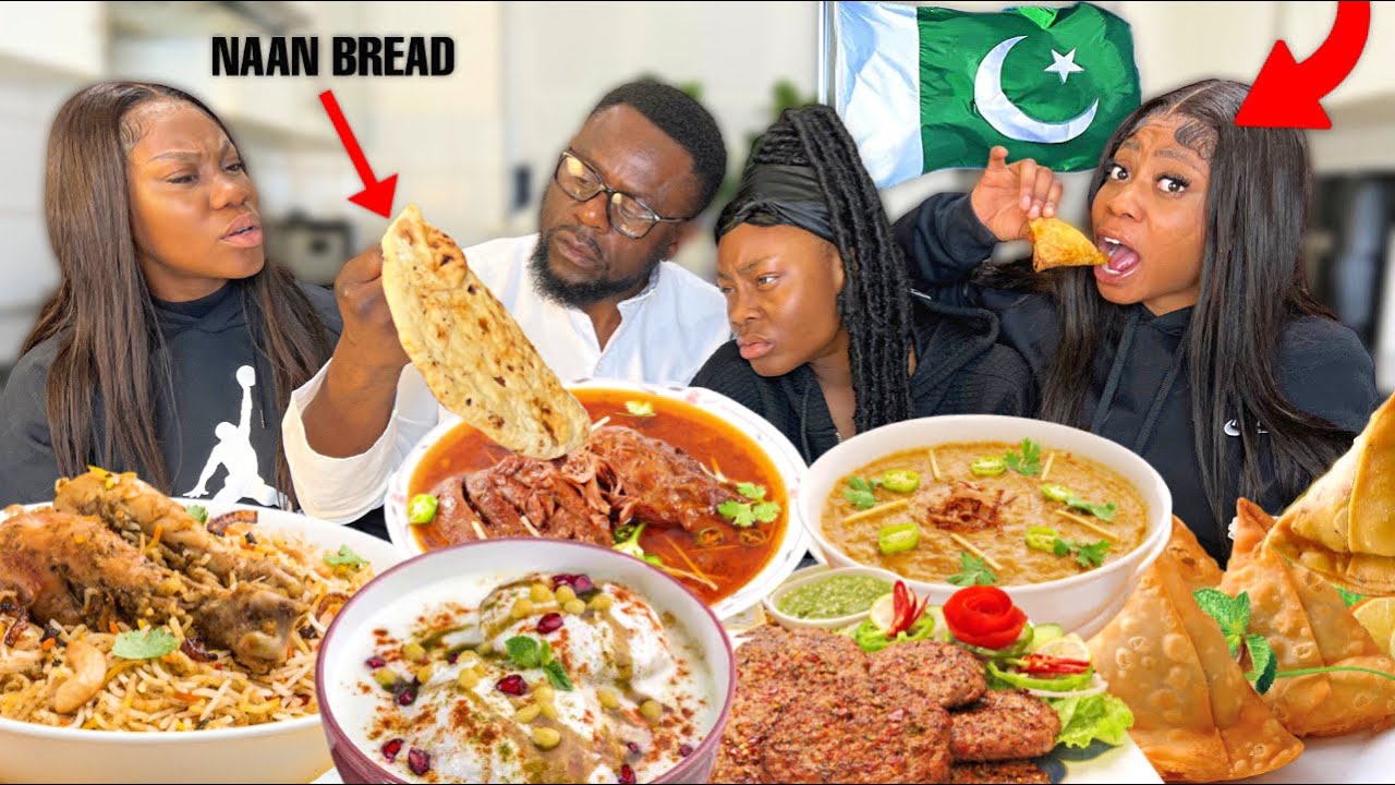 Nigerian 🇳🇬 Family Tries Pakistani 🇵🇰 Food For The First Time ...