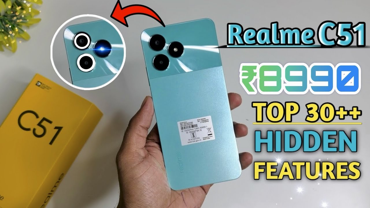 Realme C51 Top 30++ Hidden Features || Realme C51 Tips & Tricks ...