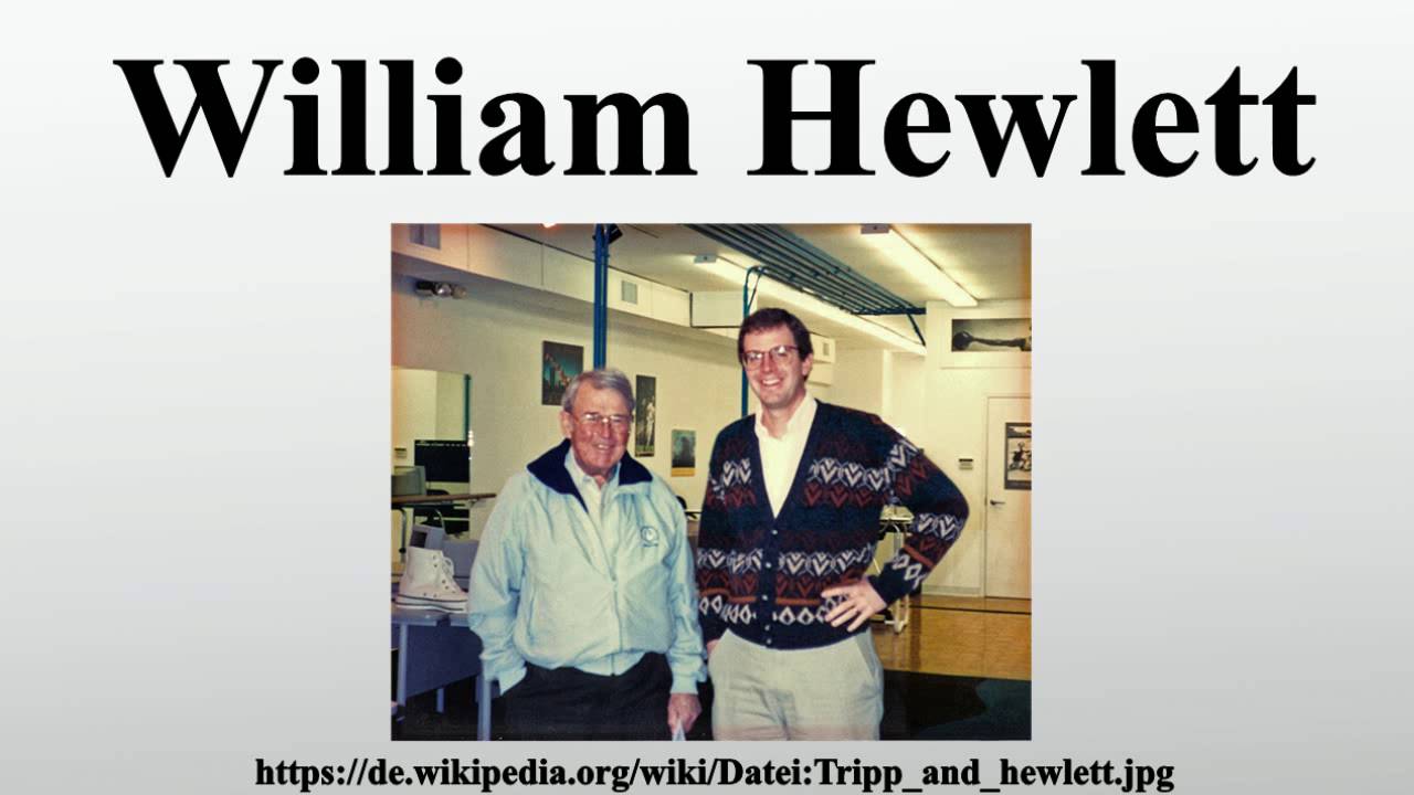 William Hewlett - YouTube