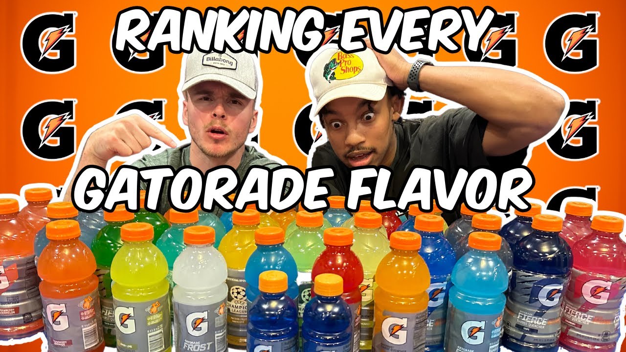 We Ranked Every Gatorade Flavor - YouTube