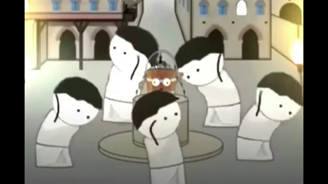 Oversimplified Bucket Dance but it's at 64x speed - YouTube