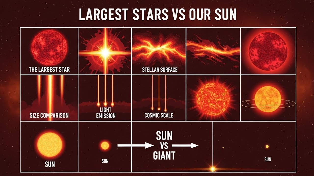 The Largest Star in the Universe – Size Comparison - YouTube