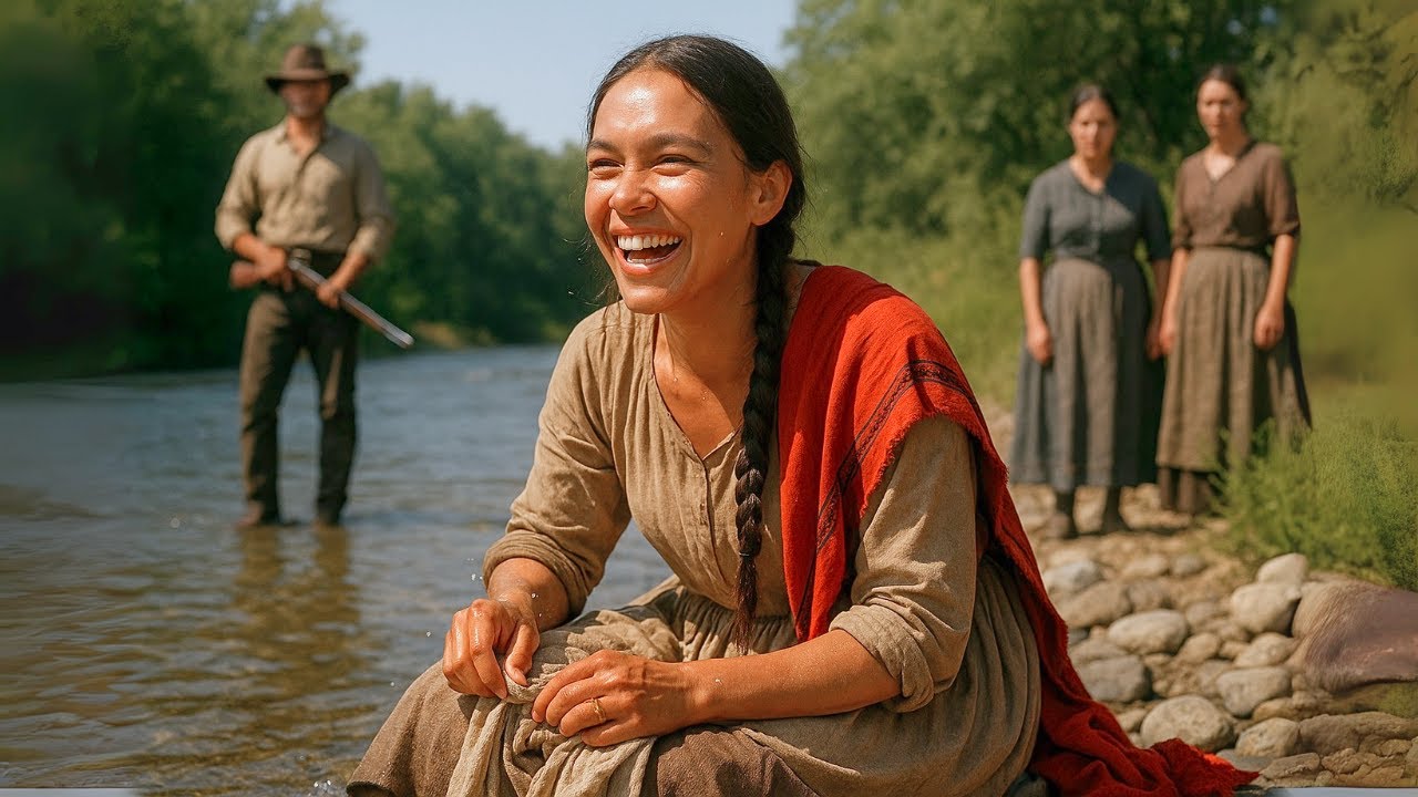 She Laughed While Washing Clothes in the River—And the Cowboy Dropped ...