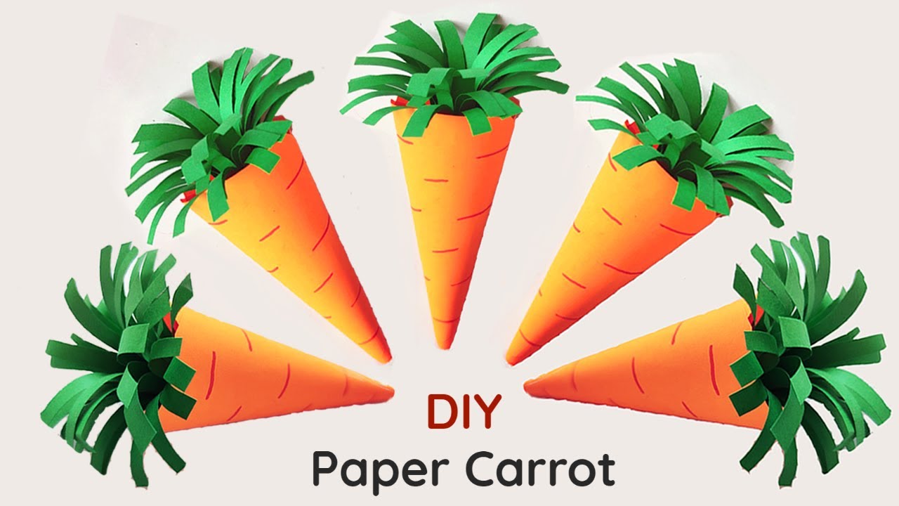 Carrot Making With Paper DIY Paper Origami Carrot How To Make Paper carrot-making-with-paper-diy-paper-origami-carrot-how-to-make-paper