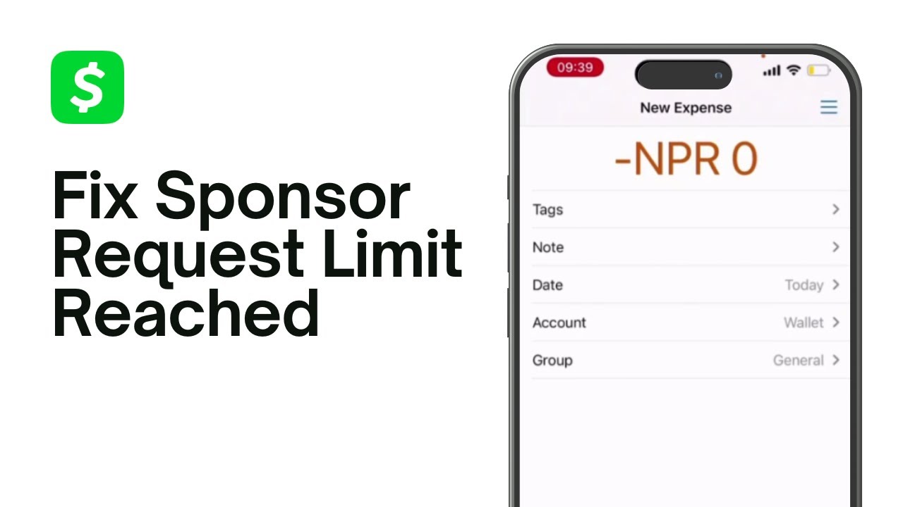 How to Fix Sponsor Request Limit Reached on Cash App - YouTube