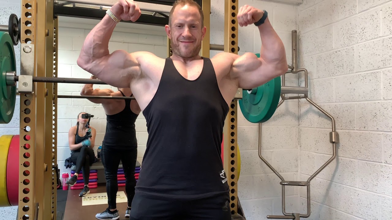 PAUL LATHAM BODYBUILDER MOTIVATION 11 WEEKS OUT PCA SHOULDER TRAINING ...