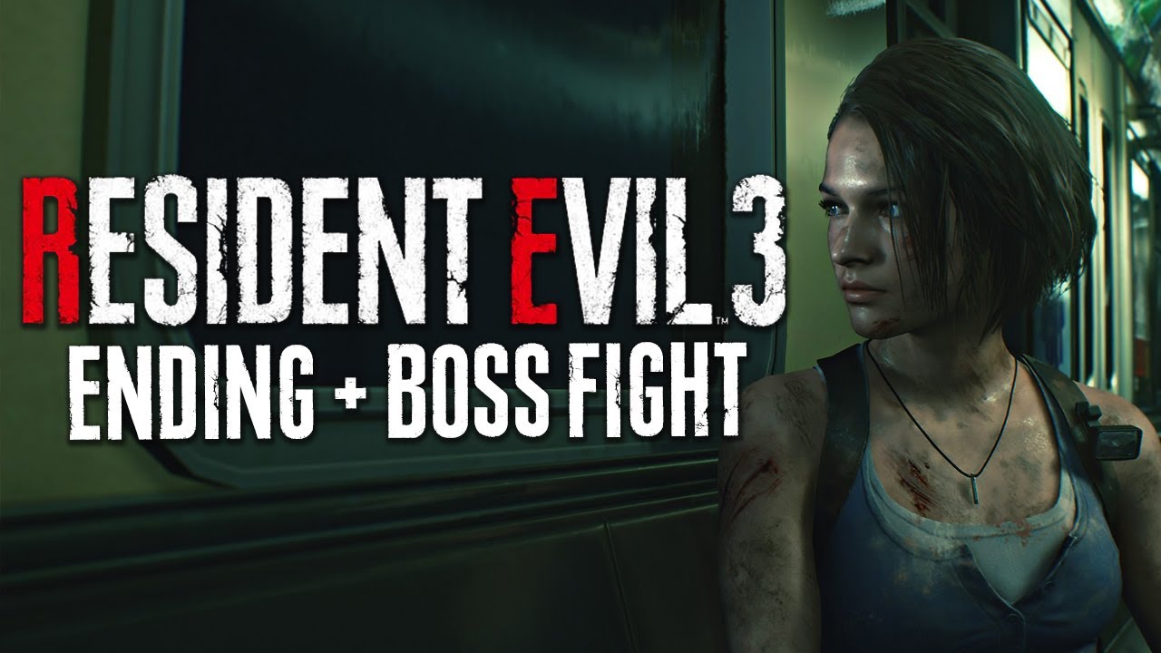 Resident Evil 3 Remake - ENDINGS + Final Boss Fight - YouTube