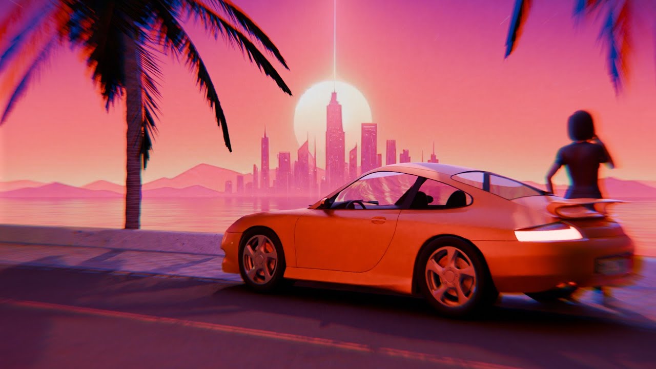 Dreamy Sunset Serenade Chill Synthwave for Relaxing - [Chillwave ...