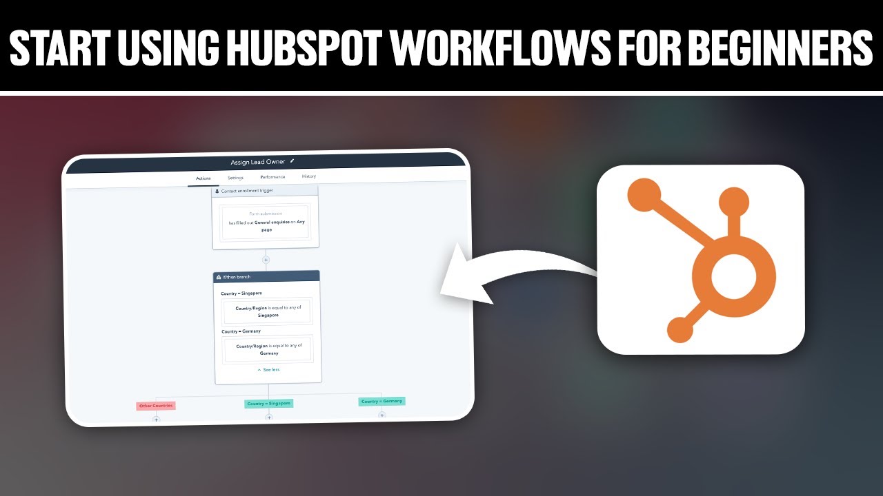 How To Start Using HubSpot Workflows For Beginners ! (Full Tutorial ...