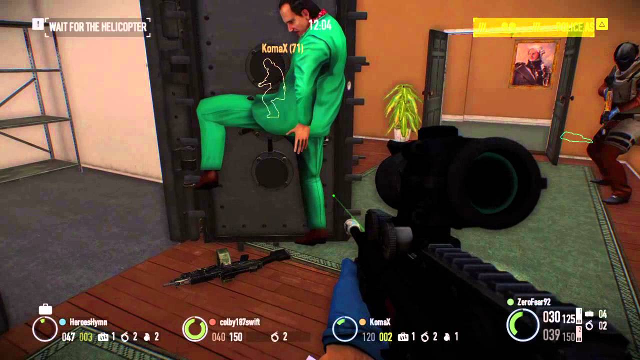 Sexy Man Pose PAYDAY 2: CRIMEWAVE EDITION - YouTube