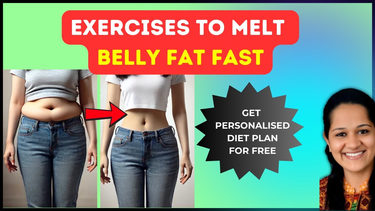 10 Min Belly Fat Exercise For Women | Lose Belly Fat In One Week At ...