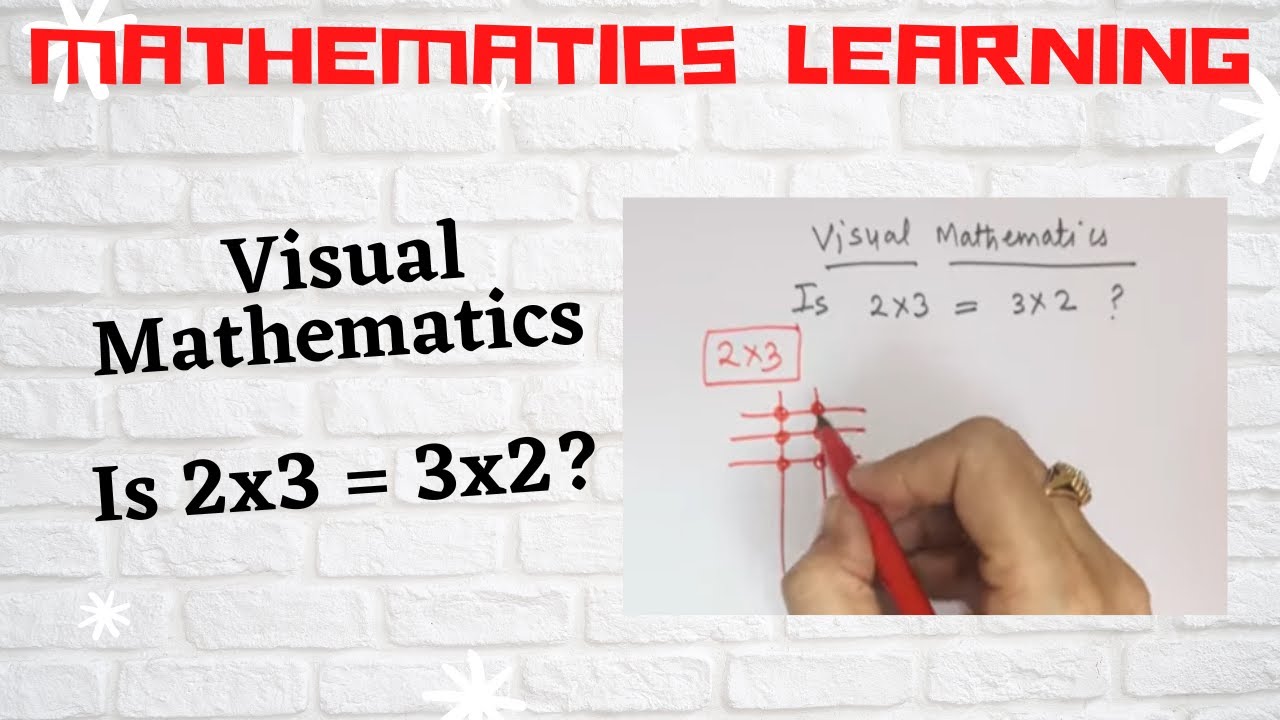 Is 2x3 equals 3x2 ?|Elementary Mathematics| TLM - YouTube