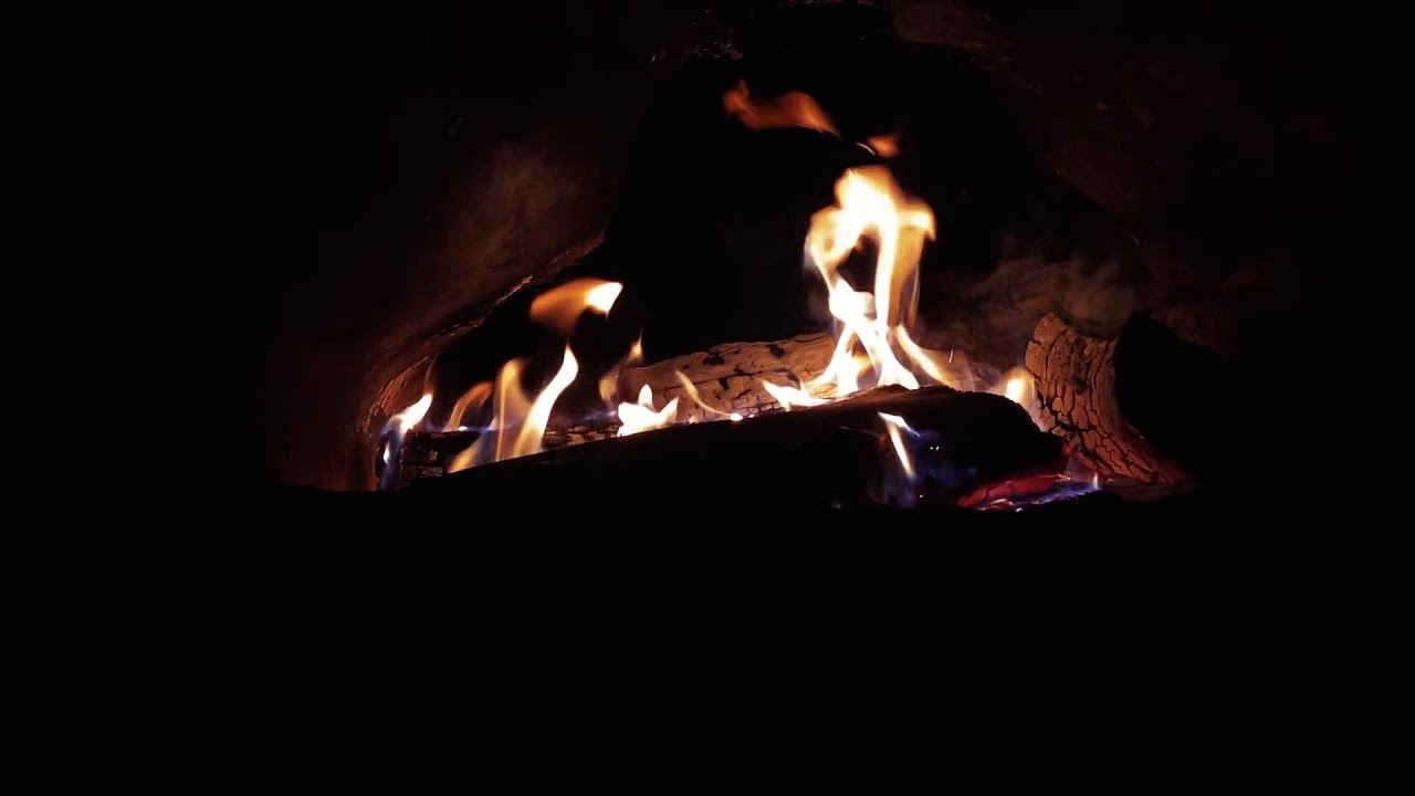 Incredible Relaxing Fireplace Burning with Real Fire Sounds (10 Hours ...