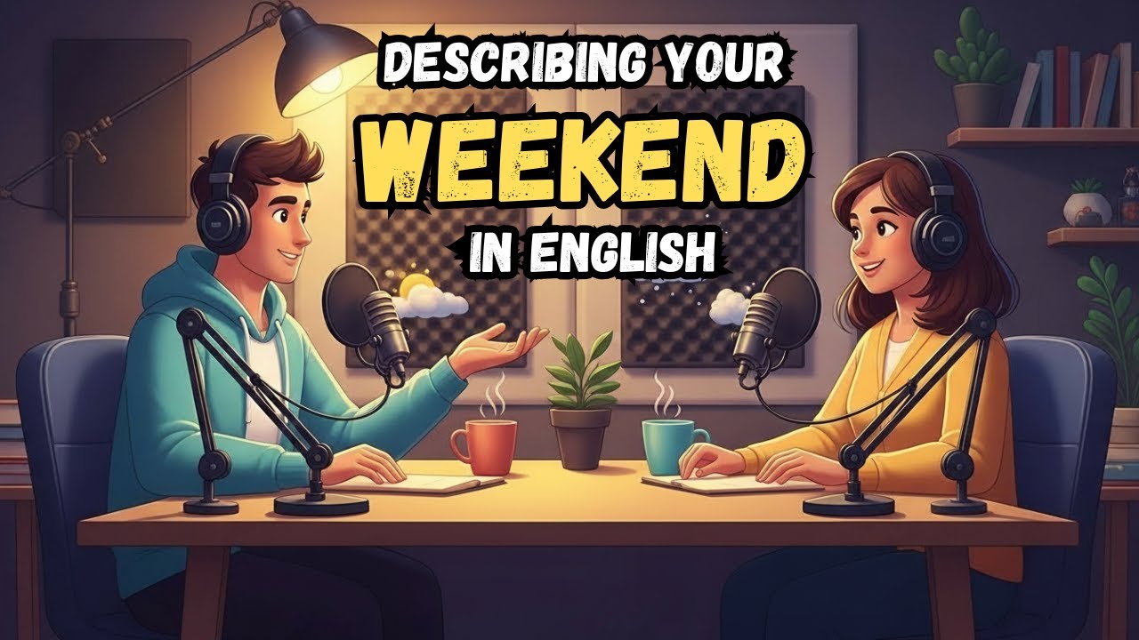 Describe Your Weekend in English | Natural Speaking Practice - YouTube