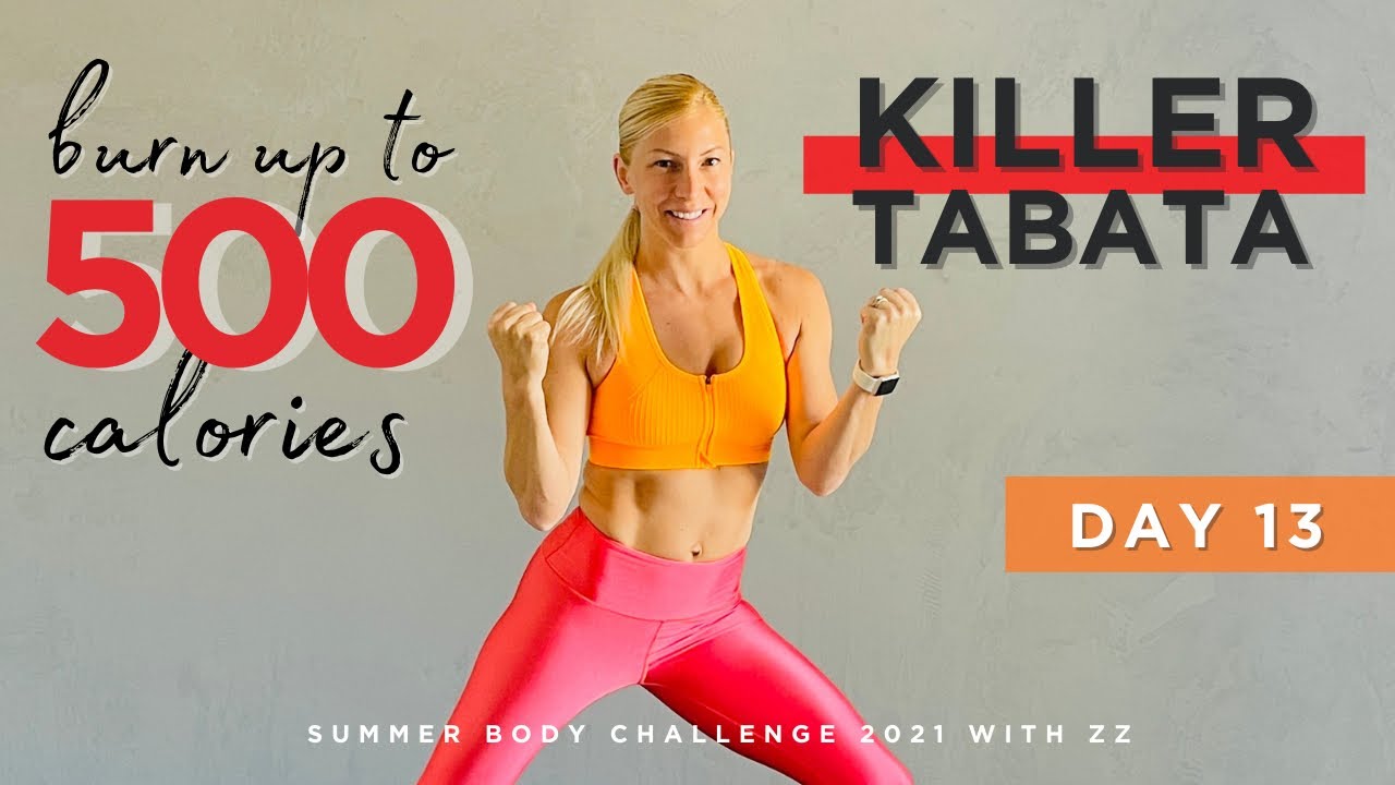 20 MIN INSANE TABATA Workout - Full Body HIIT / Summer Body Challenge ...