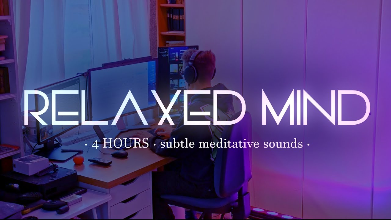 Long Term Memory 📕 4 Hours of Subtle Meditative Ambience with light ...