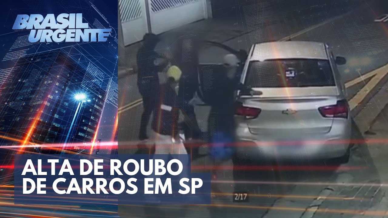 São Paulo registra quase 10 mil roubos de carro em 3 meses - YouTube