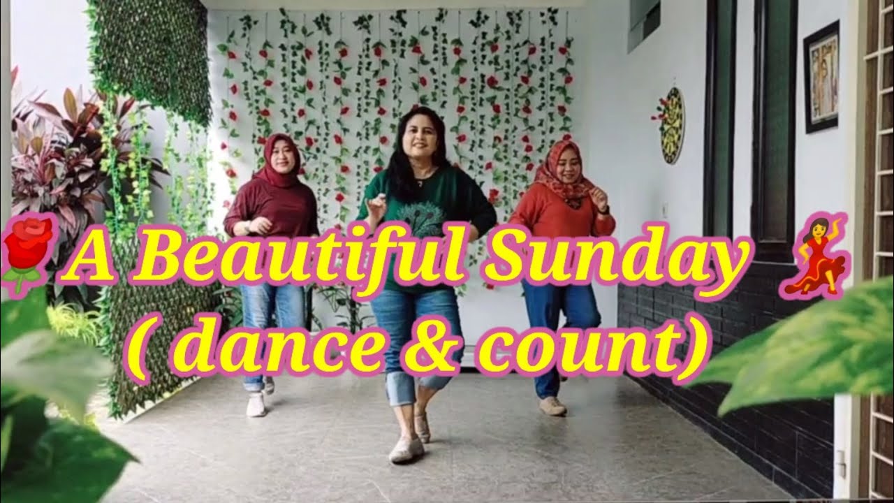A Beautiful Sunday line dance, choreo: Tina Chen Sue- Huei, demo: Rossy ...