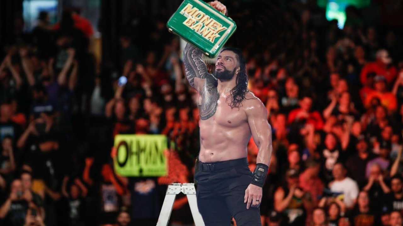Roman Reigns wins the 2025 Money in the bank Ladder Match - YouTube