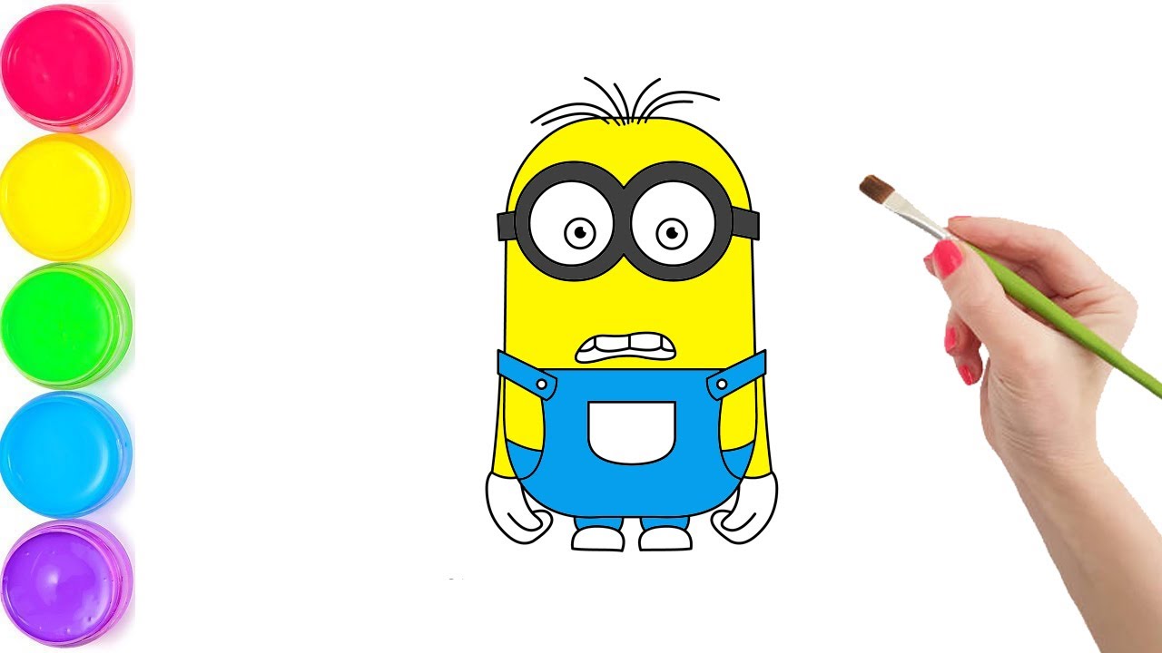 Mega Minion Mel Drawing for kids, Painting & Coloring for kids ...
