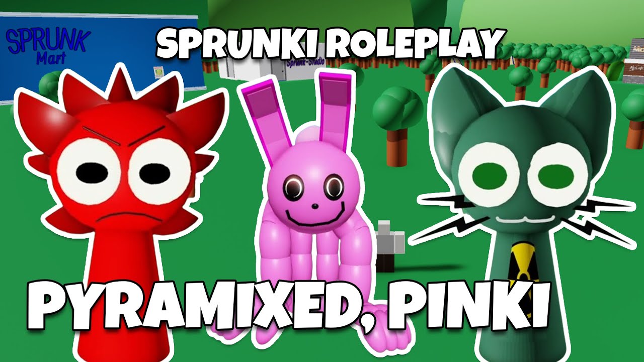 How to Get Pyramixed and Pinki Morphs and Badges in Sprunki Roleplay ...