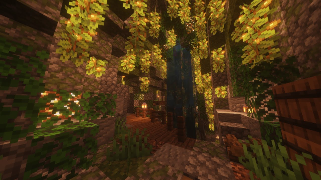 Turning an Aquifer into a Beautiful Lush Cave - Minecraft - YouTube