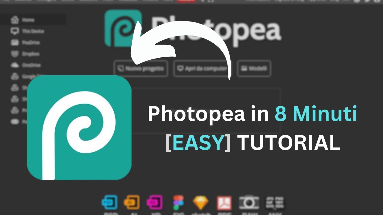 Photopea in 8 Minuti - [EASY] Tutorial - YouTube