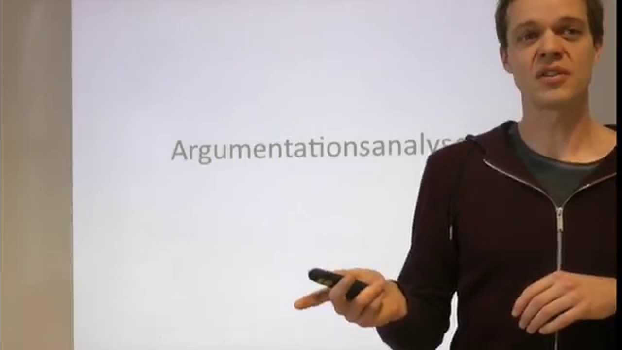 Argumentationsanalyse - YouTube