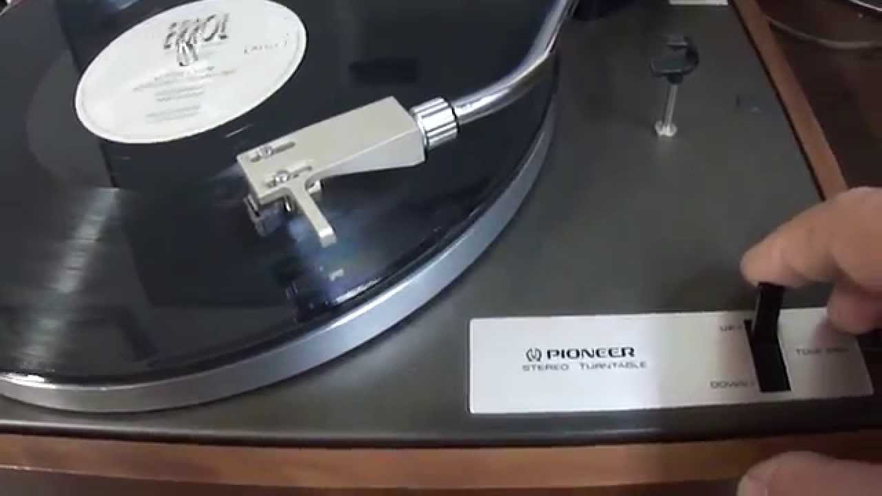 O Rei do Som - Toca Discos Pioneer PL-12R - YouTube