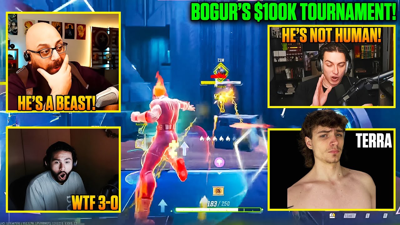 Streamers React To 100T Terra’s DOMINATING Gameplay in Bogur's $100K ...